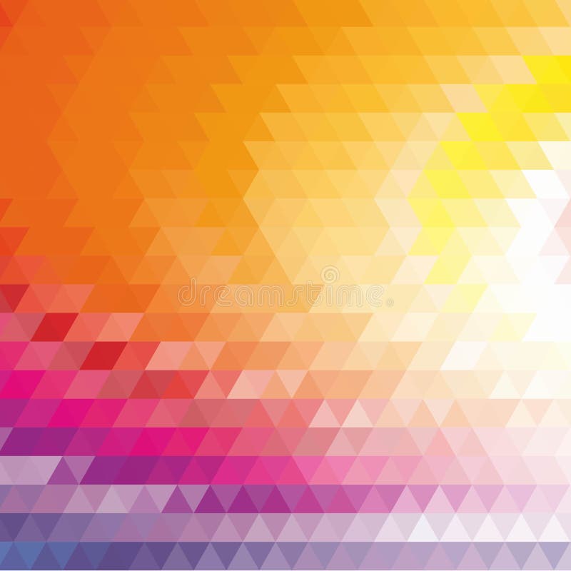 Multicolor Pink, Yellow, Orange Geometric Rumpled Triangular Low Poly ... Multicolor Pink, Yellow, Orange Geometric Rumpled Triangular Low Poly ...