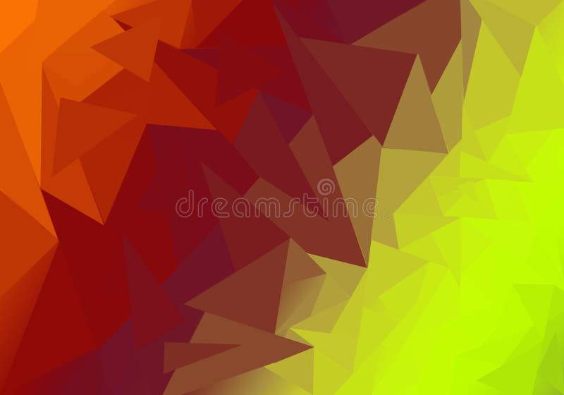 Multicolor Polygonal Illustration, Which Consist of Triangles ...