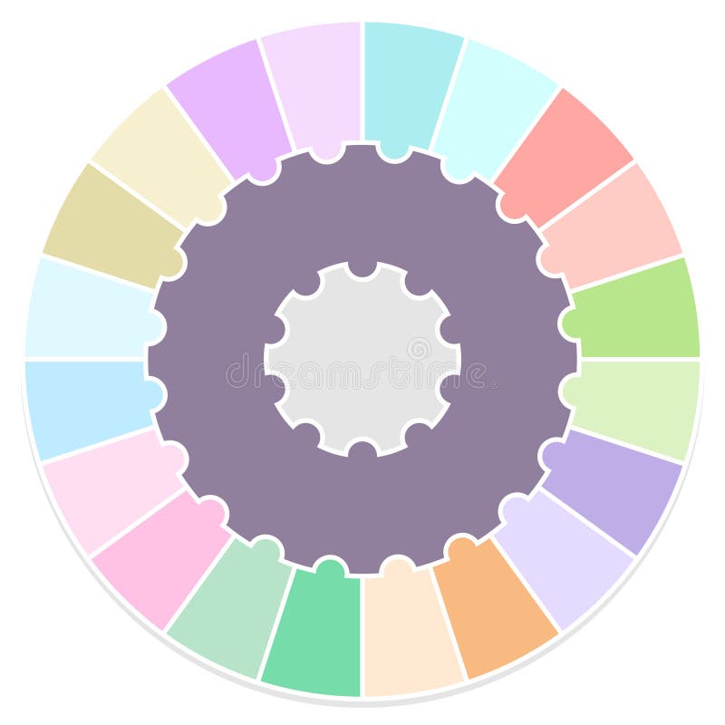 Puzzle Wheel Infographic Vector Template Stock Illustrations – 351 ...