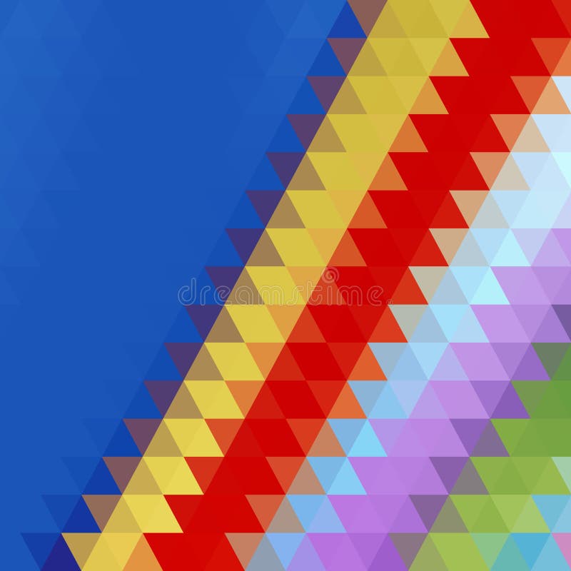 Multicolor Rainbow Low Poly Background. Abstract Gradient Pastel ...