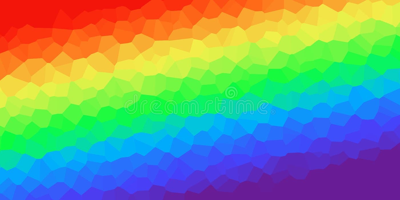 Abstract Polygon Background Vector Rainbow Stock Illustrations – 12,032 ...
