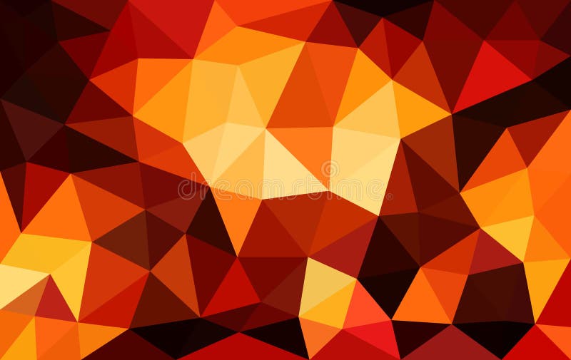 Multicolor Red Low Poly Background, Abstract Crystal Texture Stock ...