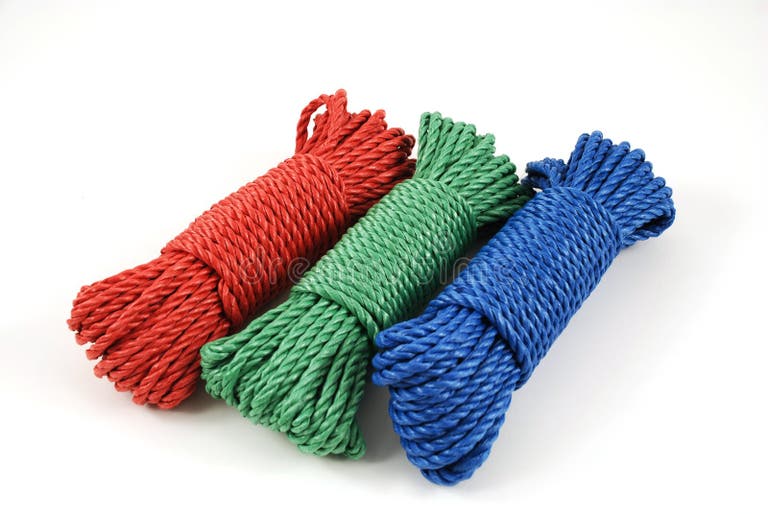 Multicolor rope stock photo. Image of coil, green, nylon - 12998634
