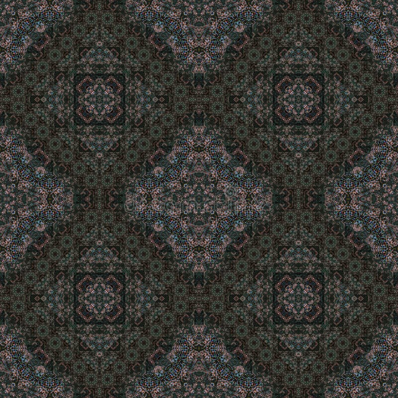 Motley Floral Pattern on Spotted Relief Background Stock Illustration ...