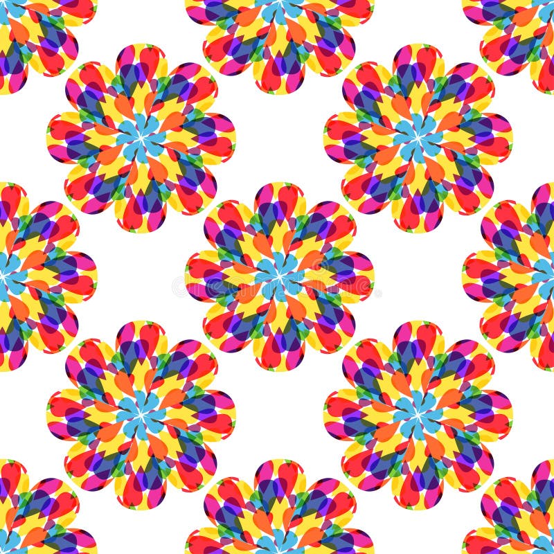 Multicolor Seamless Pattern Abstract Background Stock Vector ...