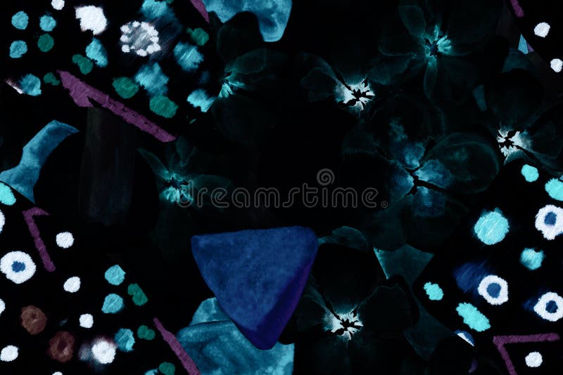 Multicolor Seamless Spots Fabric Print. Paper Cut Outs Random Seamless ...