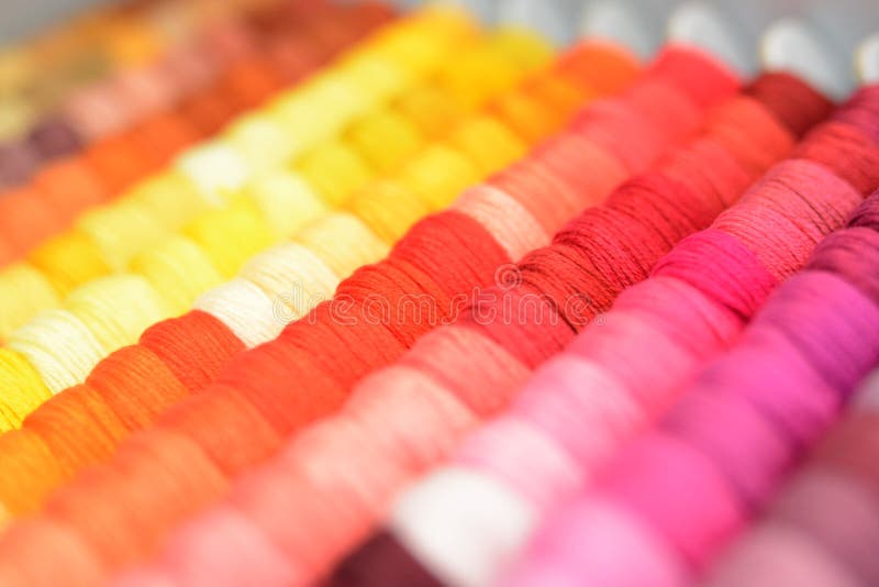 Multicolor Sewing Threads Background Stock Photo - Image of multicolor ...