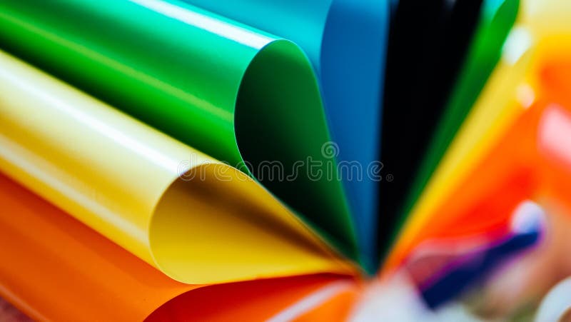 Multicolor Sheets of Color Paper Abstract Background Stock Image ...