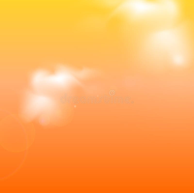 Multicolor Sky and Windy Cloud Background Stock Illustration ...