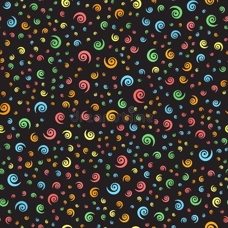 Multicolor Spiral Background, Modern Beauty Computer Generated Art ...