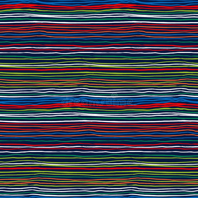 Multicolor Striped Pattern with Diagonal Lines Stock Vector ...