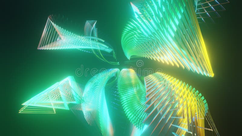 Multicolor Strobe Trippy Pattern Animation Visual 3D Mandala Spiritual ...