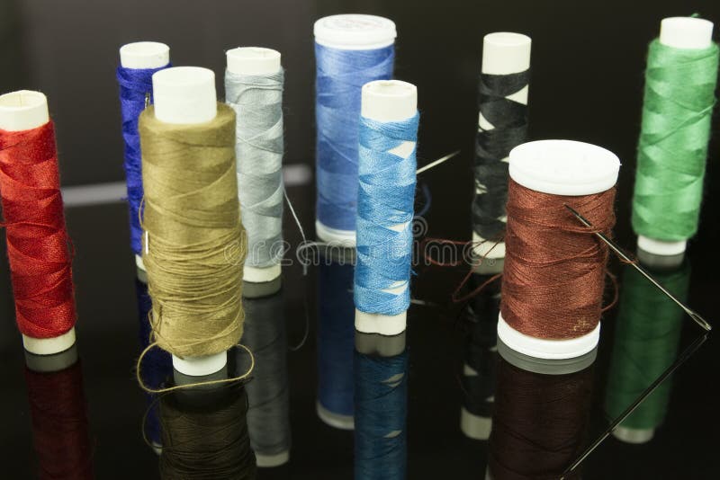 Multicolor thread stock image. Image of group, thread - 46753039