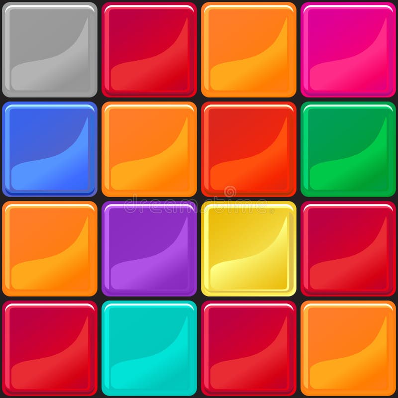 Multicolor Tiles Texture Seamless Vector Illustration Stock Vector ...