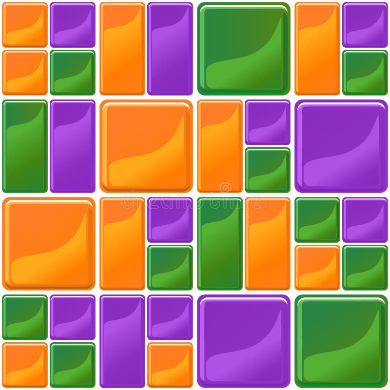 Multicolor Tiles Texture Seamless Vector Illustration Stock Vector ...