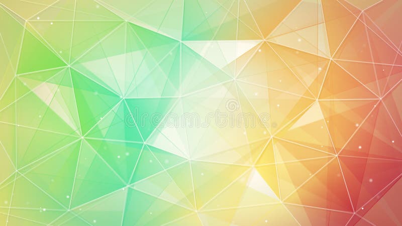 Multicolor Triangles and Lines Pattern Stock Illustration ...
