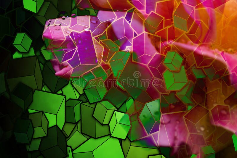 Multicolor Abstract Wallpaper Stock Illustration - Illustration of ...