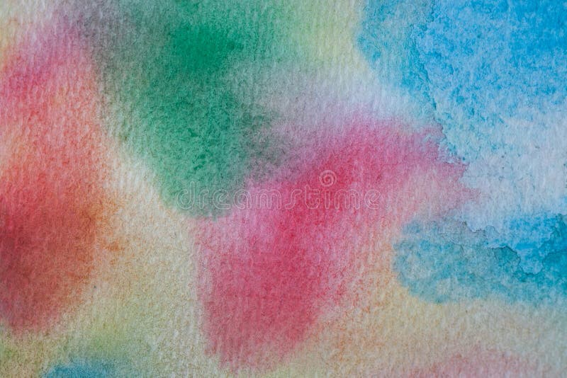 Multicolor Watercolor Hand Painted Background. Abstract Acrylic Texture ...
