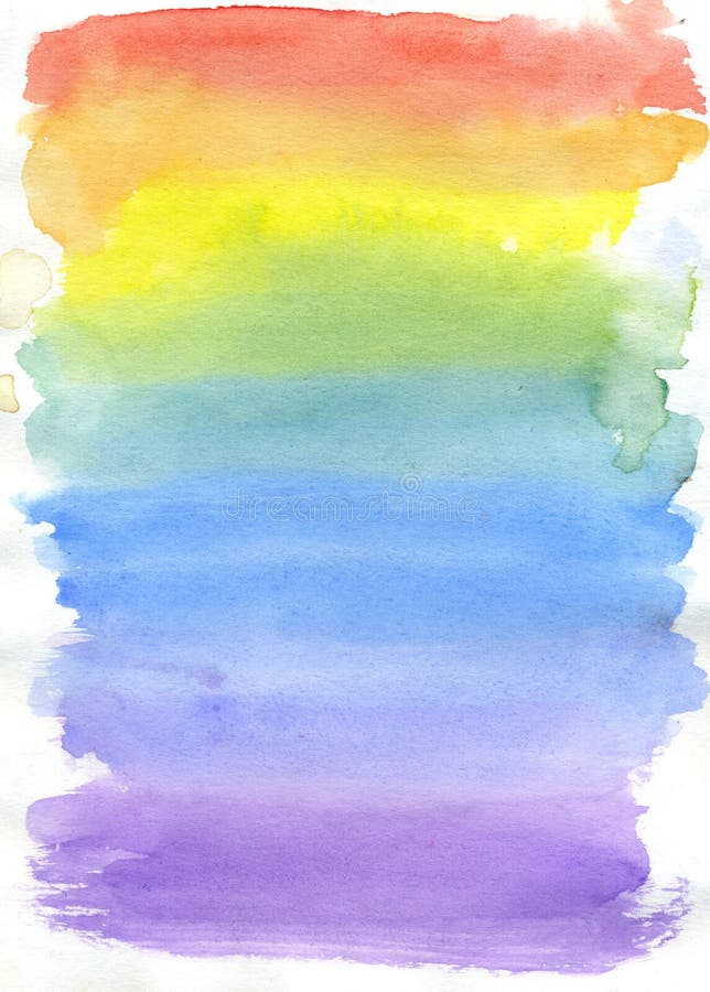 Multicolor Watercolor Paint Stock Illustration - Illustration of design ...