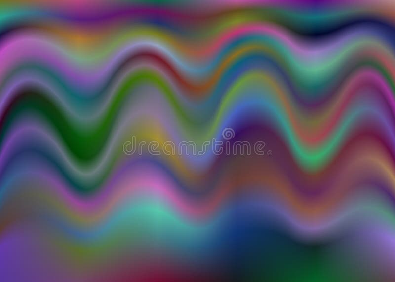 Multicolor wave background stock vector. Illustration of graphic - 81895375