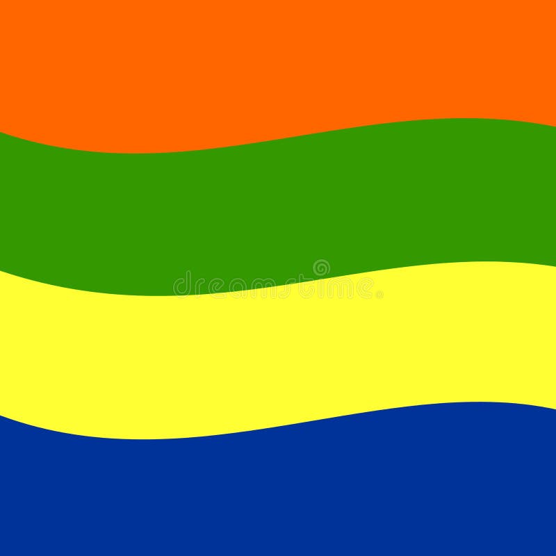 Multicolor Wave Pattern stock illustration. Illustration of pattern ...