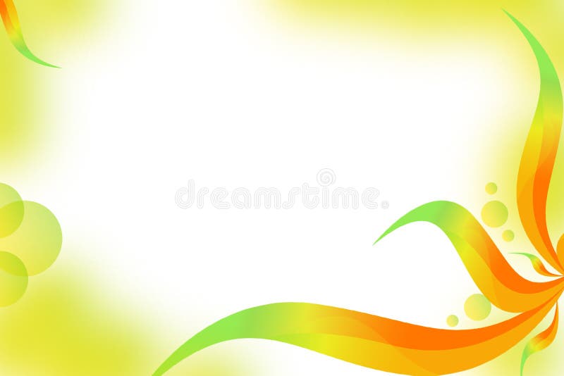 Multicolor Waves Right Side, Abstrack Background Stock Illustration ...
