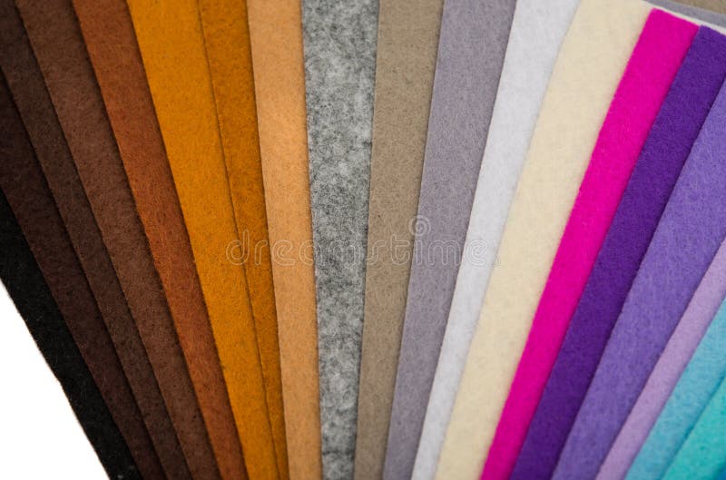 Multicolor wool felt stock photo. Image of craft, decorative - 67060656