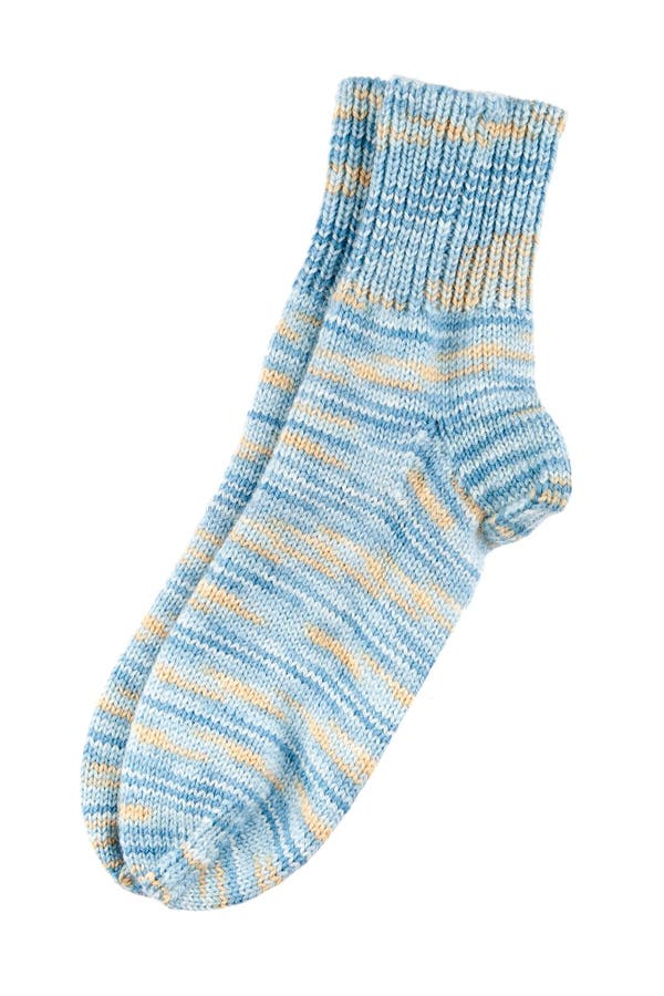 Multicolor Wool Socks Isolated Stock Photo - Image of accessory ...