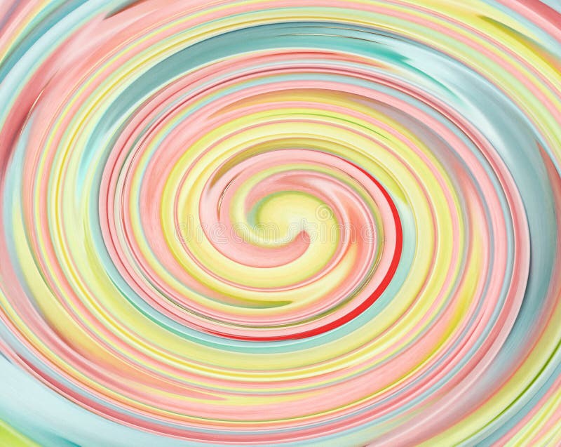 Multicolored Abstract Background with Swirl. Pastel Colors Stock ...