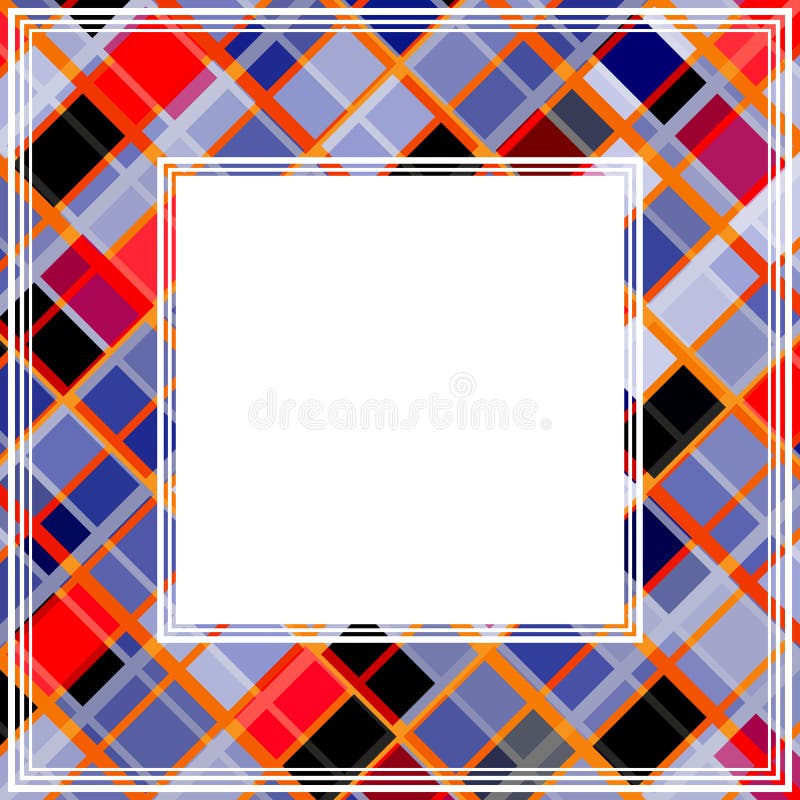 Multicolored Abstract Border Stock Vector - Illustration of artistic ...