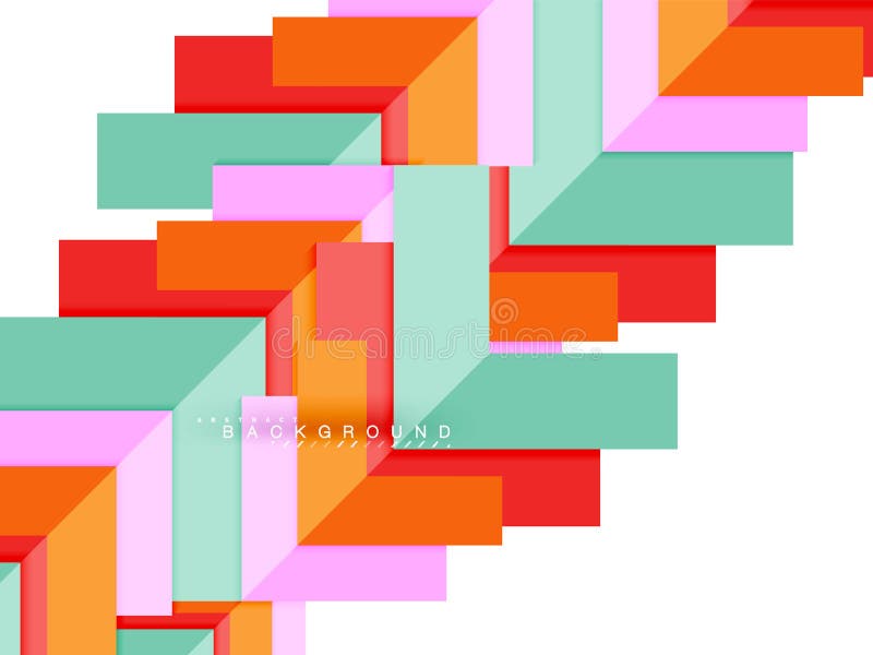 Multicolored Abstract Geometric Shapes, Geometry Background for Web ...