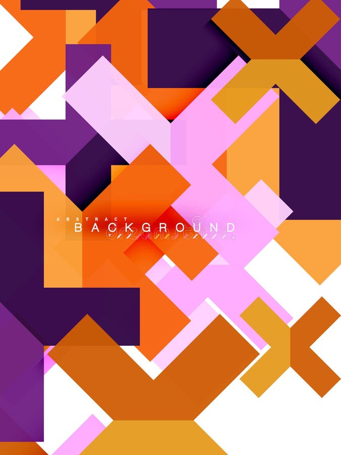 Multicolored Abstract Geometric Shapes, Geometry Background for Web ... Multicolored Abstract Geometric Shapes, Geometry Background for Web ...