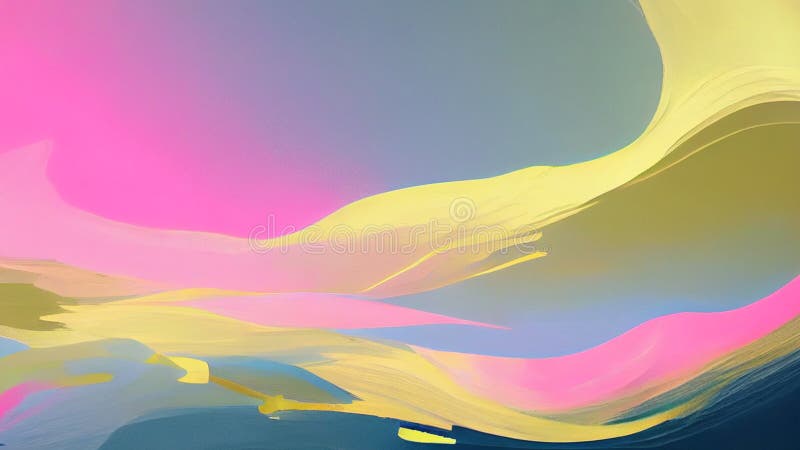 Abstract Painting Wave Texture Background Stock Illustration ...