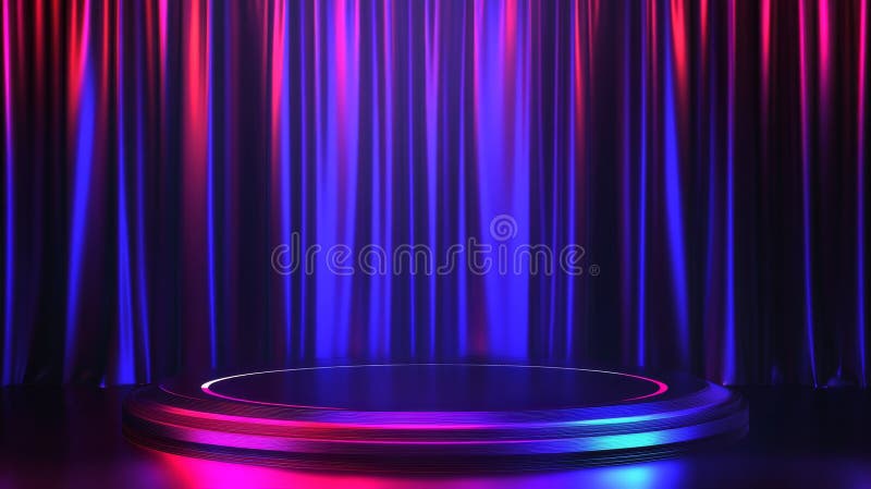 Multicolored Abstract Setting Showcase Platform Stock Photos - Free ...