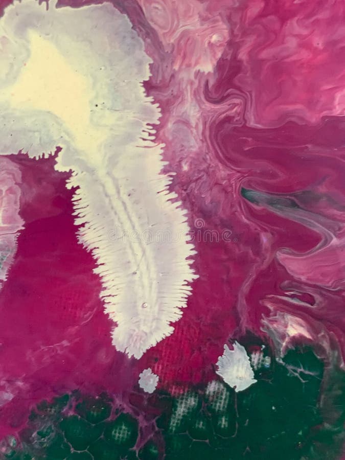 Multicolored Acrylic Abstract Oil Paint Texture Background Stock Image ...