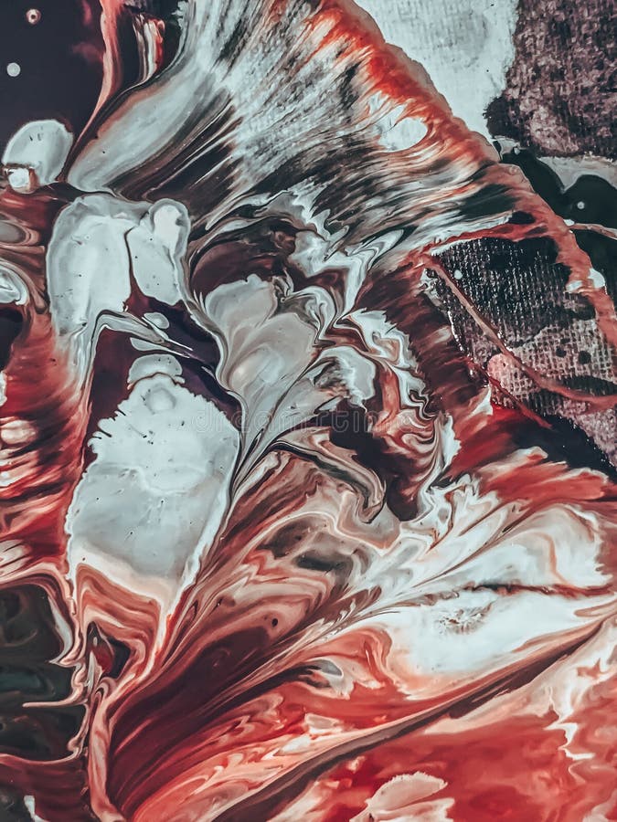 Multicolored Acrylic Abstract Oil Paint Texture Background Stock Photo ...