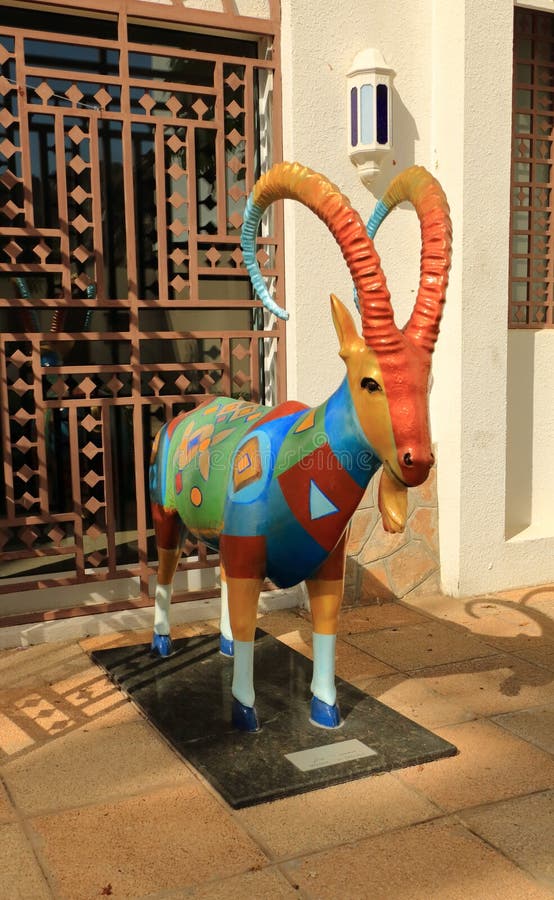 Oryx Statue Doha Qatar Stock Photos - Free & Royalty-Free Stock Photos ...