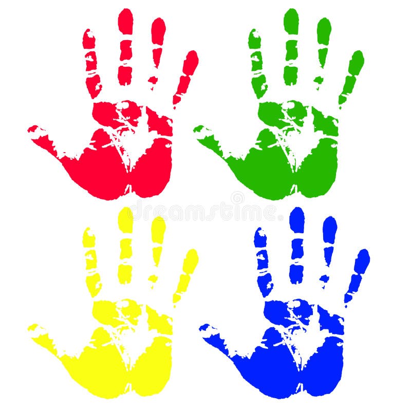 Handprint stock photo. Image of person, bottom, color - 30478302