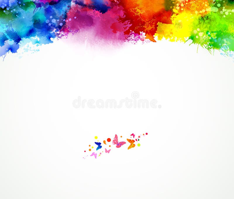Multicolored Background stock vector. Illustration of blob - 53190160
