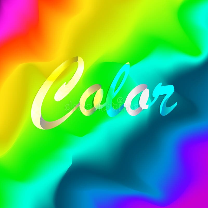 Multicolored Background. Good for Banner, Poster, Brochure. Spectrum ...