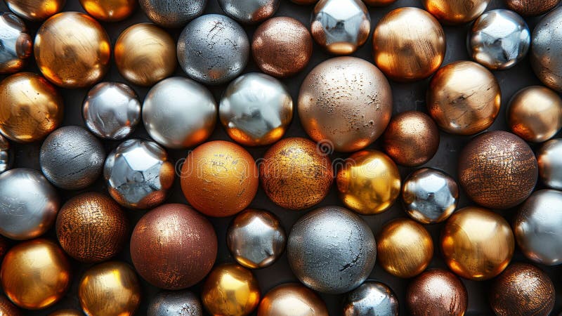 Multicolored Background Illustration in the Form of Balls Made of ...