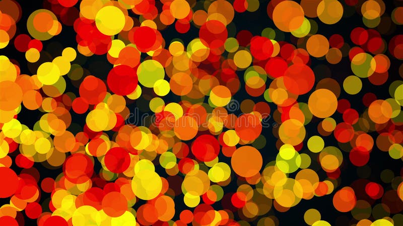 Multicolored Background with Many of Big Transparent Circles. Computer ...