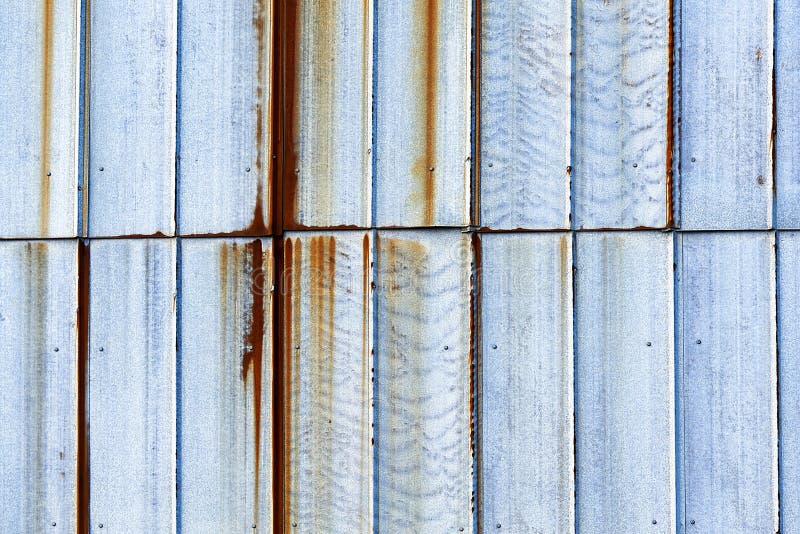 Rusty Metal Surface with Silver Paint Stock Image - Image of detail ...
