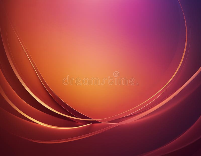 Abstract Gradient Colors Background of Curved Lines Stock Illustration ...