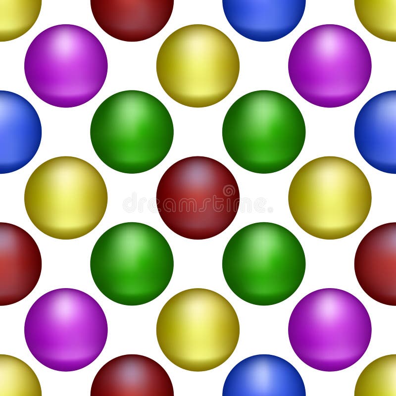 Multicolored Balls Form the Background Stock Vector - Illustration of ...