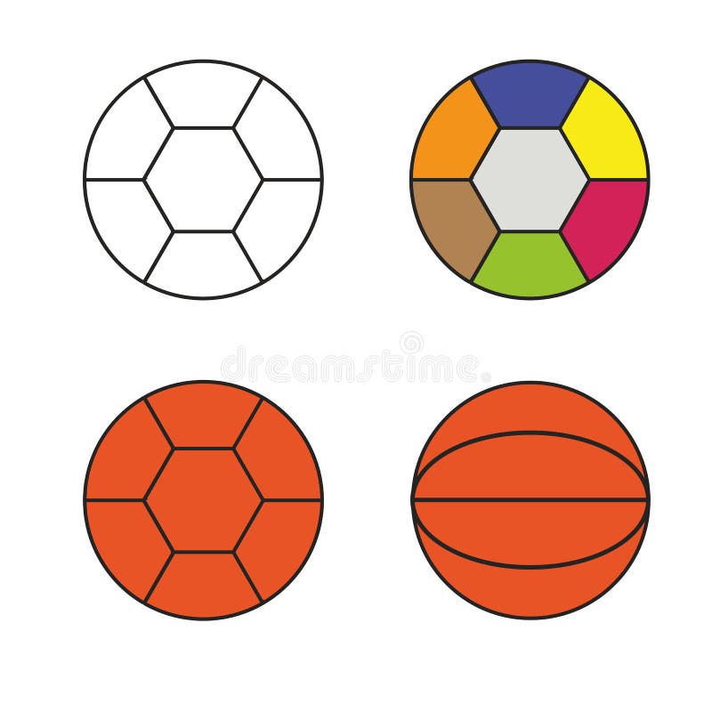 Multicolored balls stock illustration. Illustration of abstract - 93764533