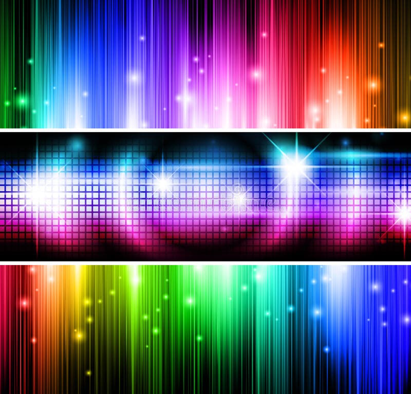 Multicolored banners stock vector. Illustration of backdrop - 18077152