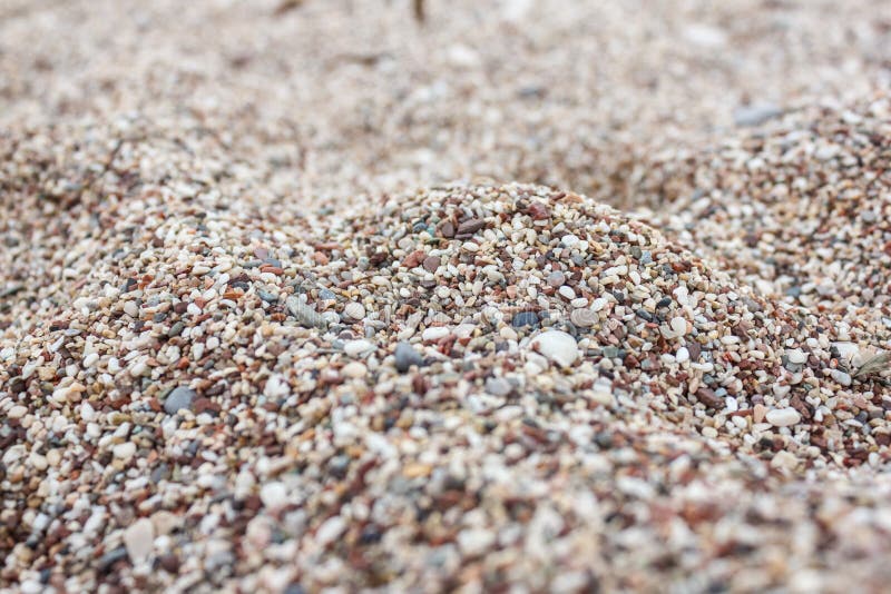 Multicolored Beach Pebbles. Natural Rocks. Stock Image - Image of ...
