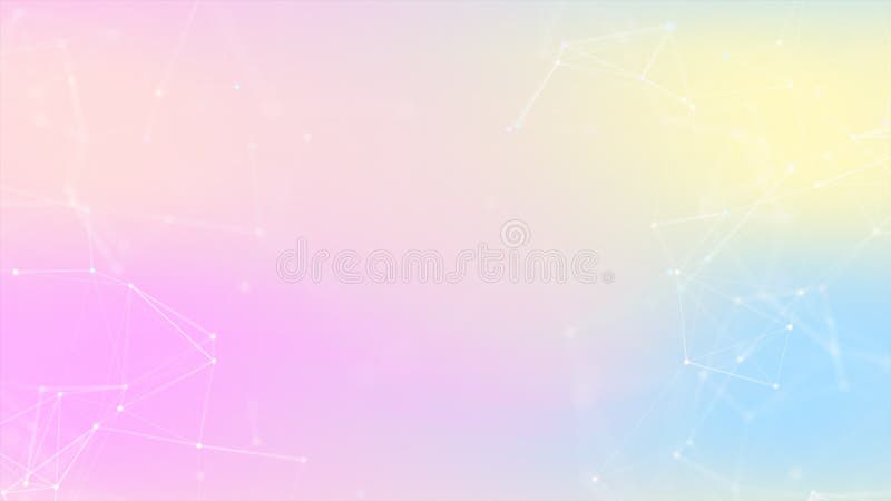 Multicolored Beautiful Gradient Pastel Background. White Interconnected ...