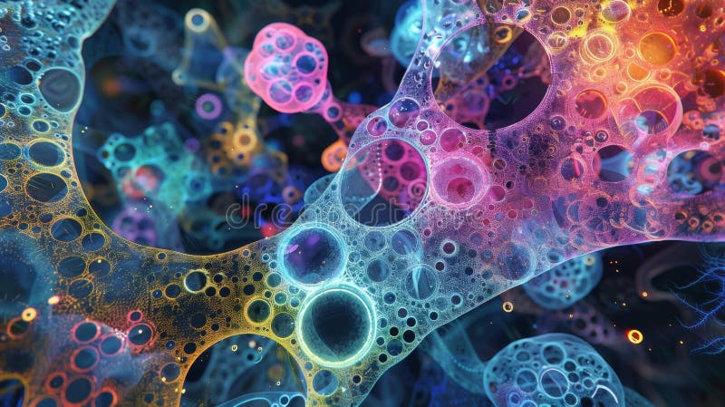 Multicolored Biochemical Pathways Illustrating the Complexity of ...